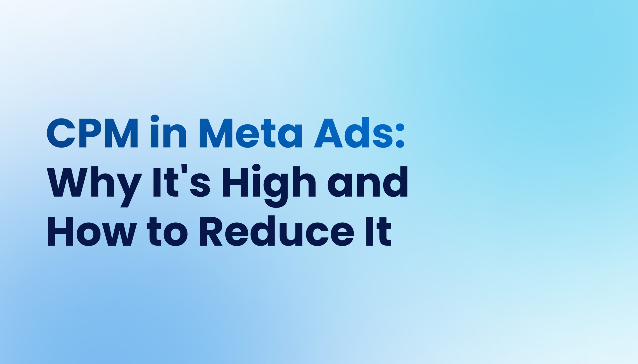 CPM in Meta Ads: Why It's High and How to Reduce It - Rockads